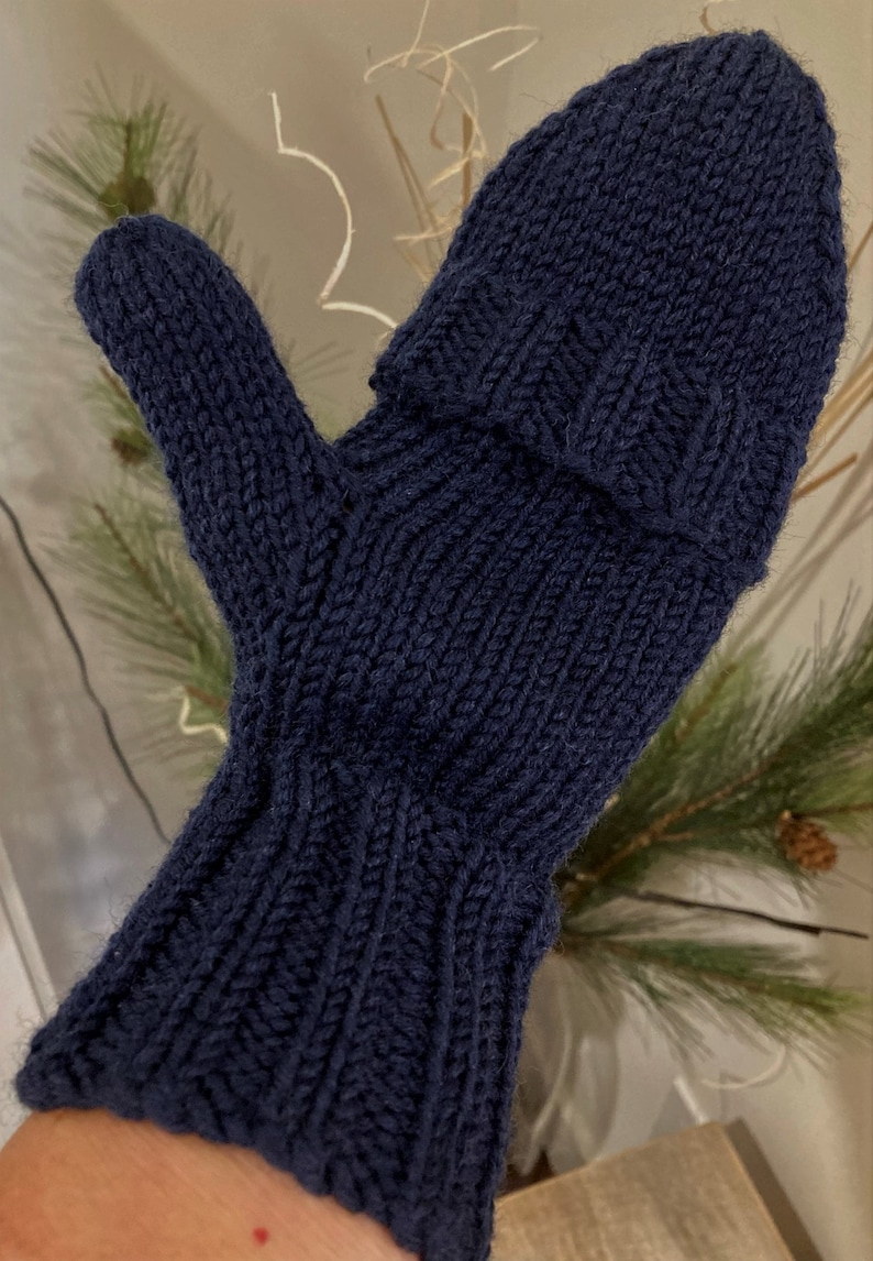 KNITTING PATTERN - Mittens With Flap / in French - Etsy