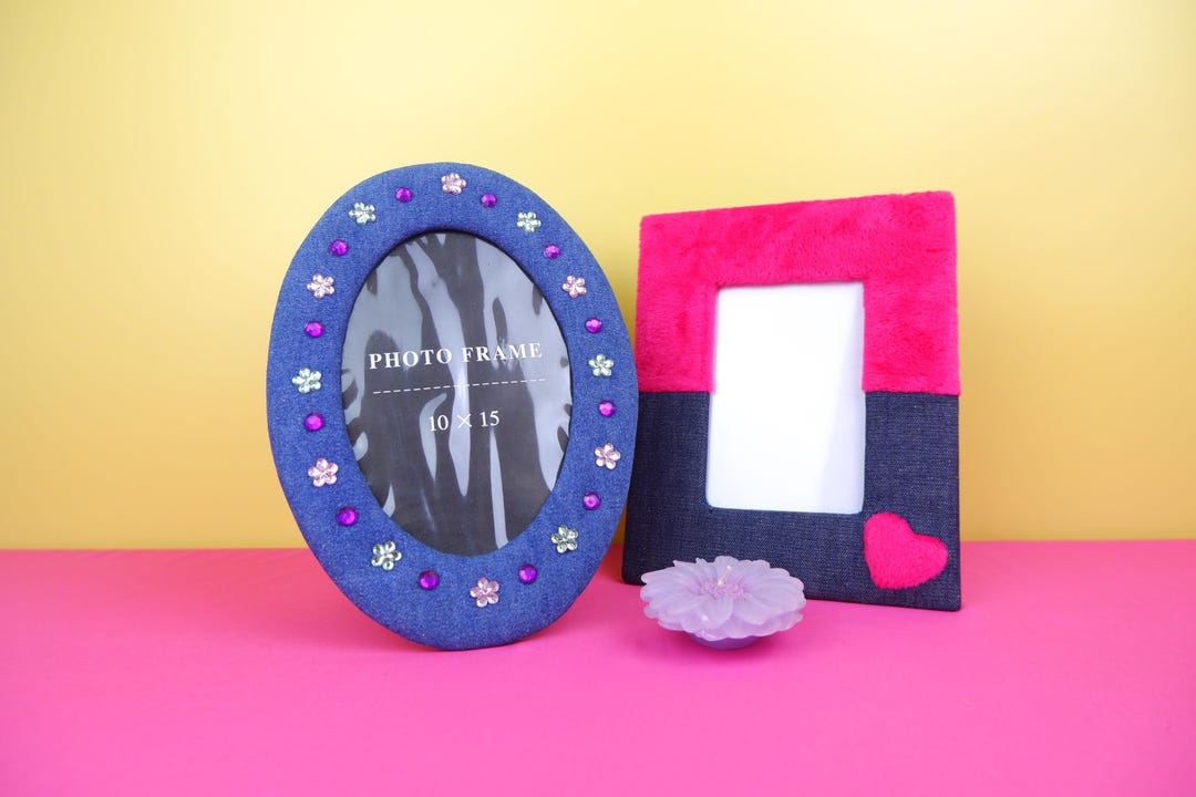 Vintage Y2K Picture Photo Frames, Denim Design, 2000s Tween Kitsch ...
