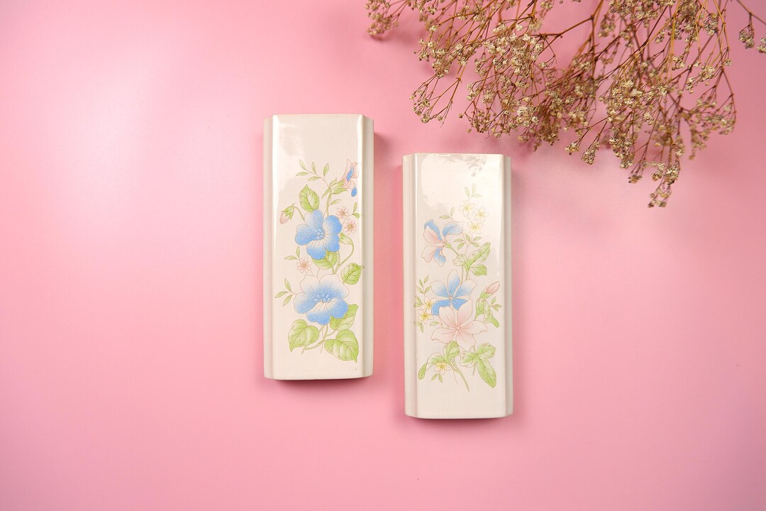 Vintage Floral Ceramic Radiator Tray, Flower Humidifier Heater ...