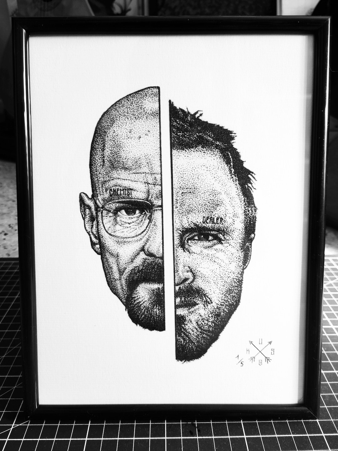 Breaking Bad, Limited Print With Frame 18x24 Cm - Etsy