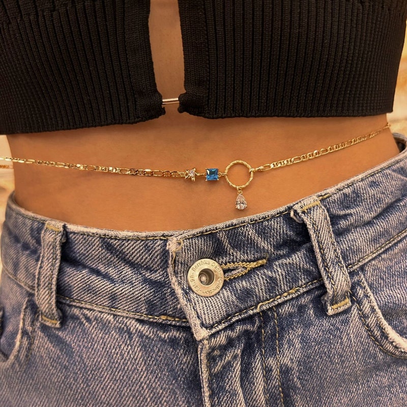 Belly Chain - Etsy
