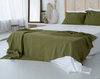 Green Throw Blanket - Etsy