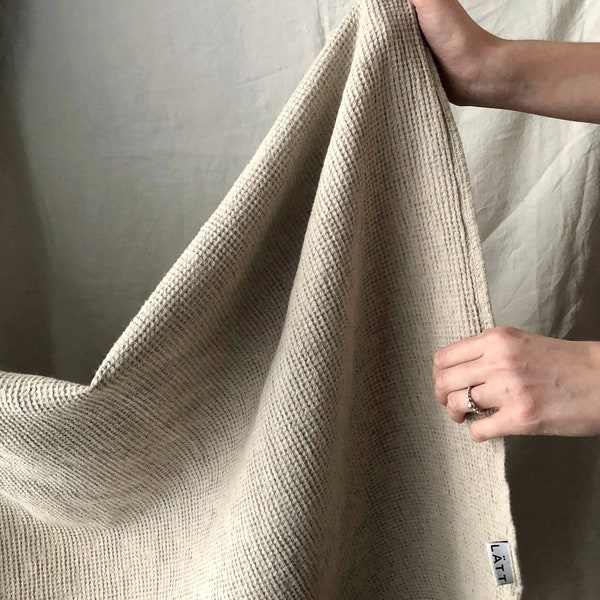 Waffle Linen Fabric - Etsy