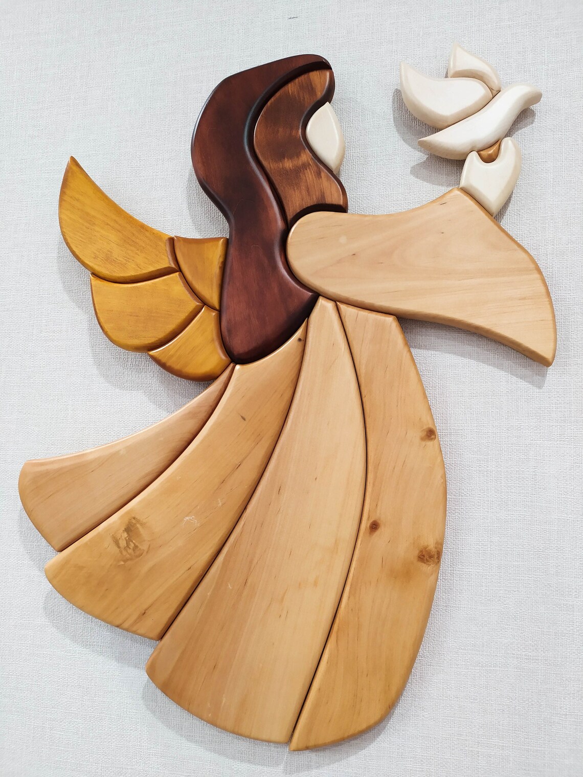 Wooden Angel Can Be a Nice Christmas Gift. Angel Rustic - Etsy