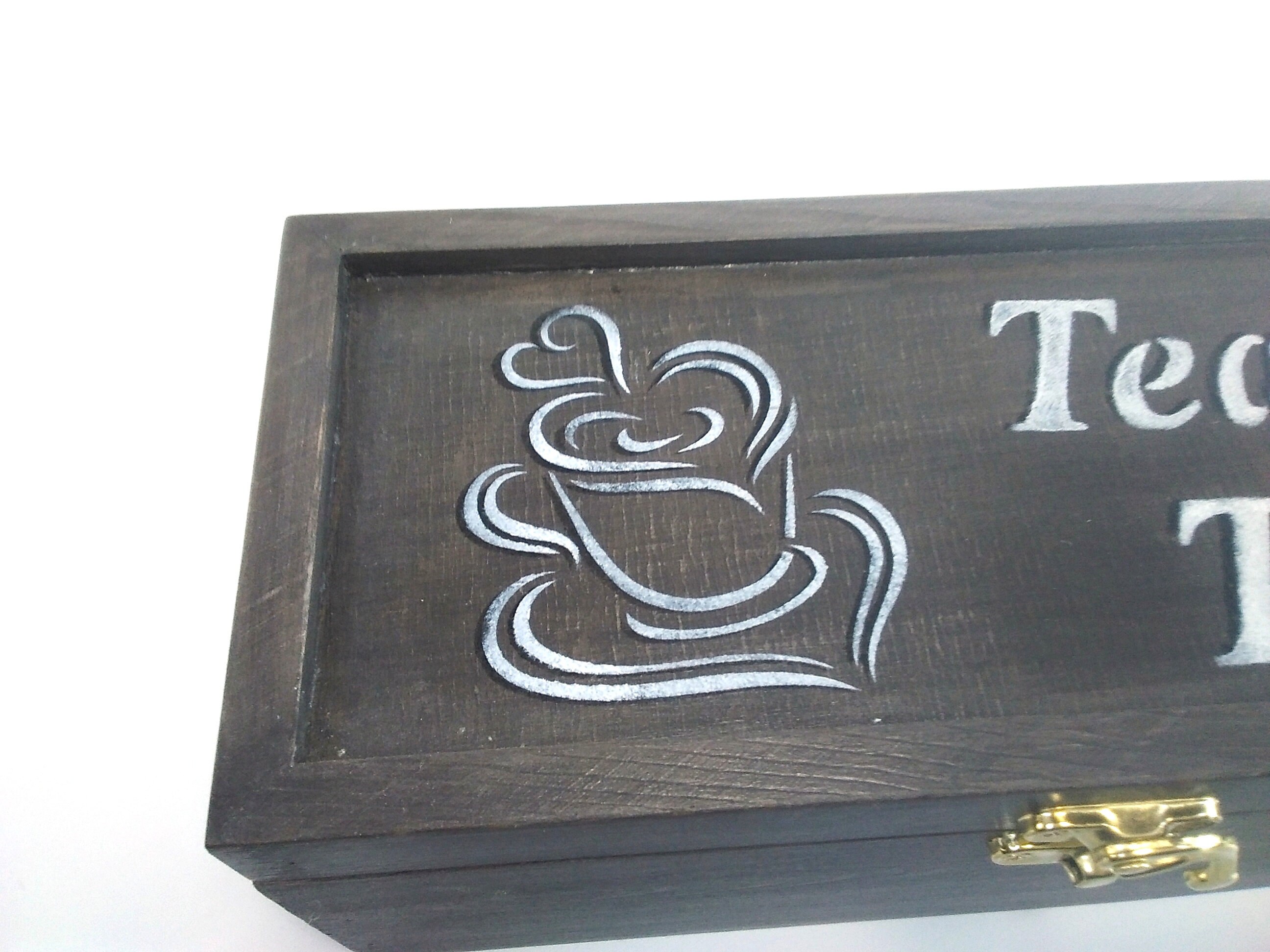 Wooden Engraved Tea Box Can Be a Nice Christmas Gift. Tea | Etsy