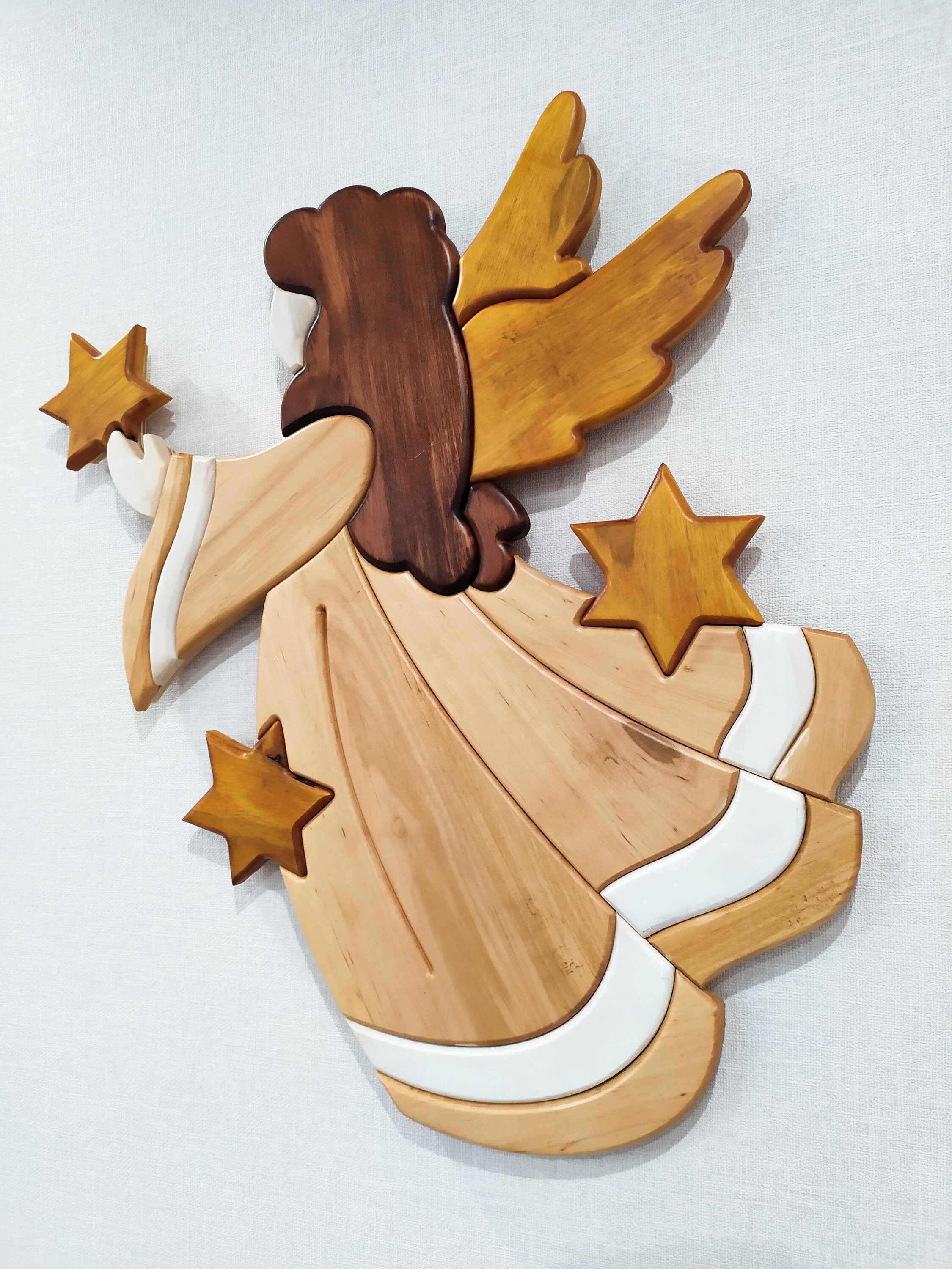Primitive Angel Can Be a Nice Christmas Gift. Wooden Angel. | Etsy