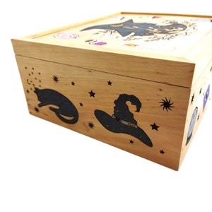 Magic Box. Personalized Witch Box. Little Witch's Secrets Box. Gift for ...