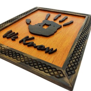 Wooden Poster in the Style of the Game - Etsy