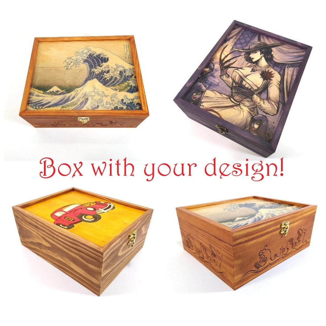 Personalized Box With Your Design, Photo Box, Box With a Picture You ...