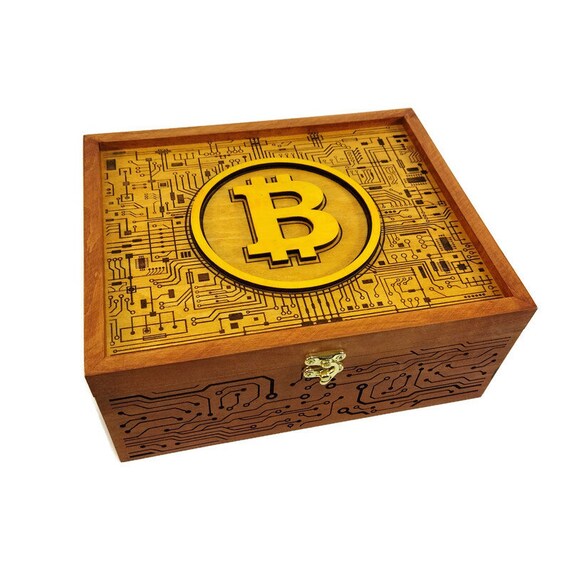 Crypto Tea Box. Engraved Tea Chest Can Be a Nice Gift. Tea - Etsy