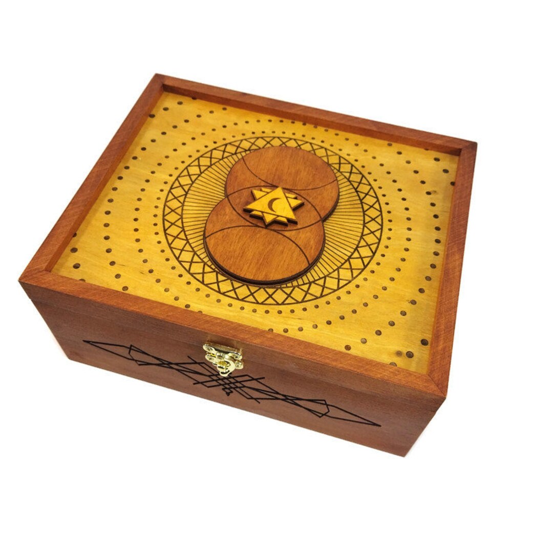 Mystical Box. Mantra Image. Phases of the Moon. Personalized Witch Box ...