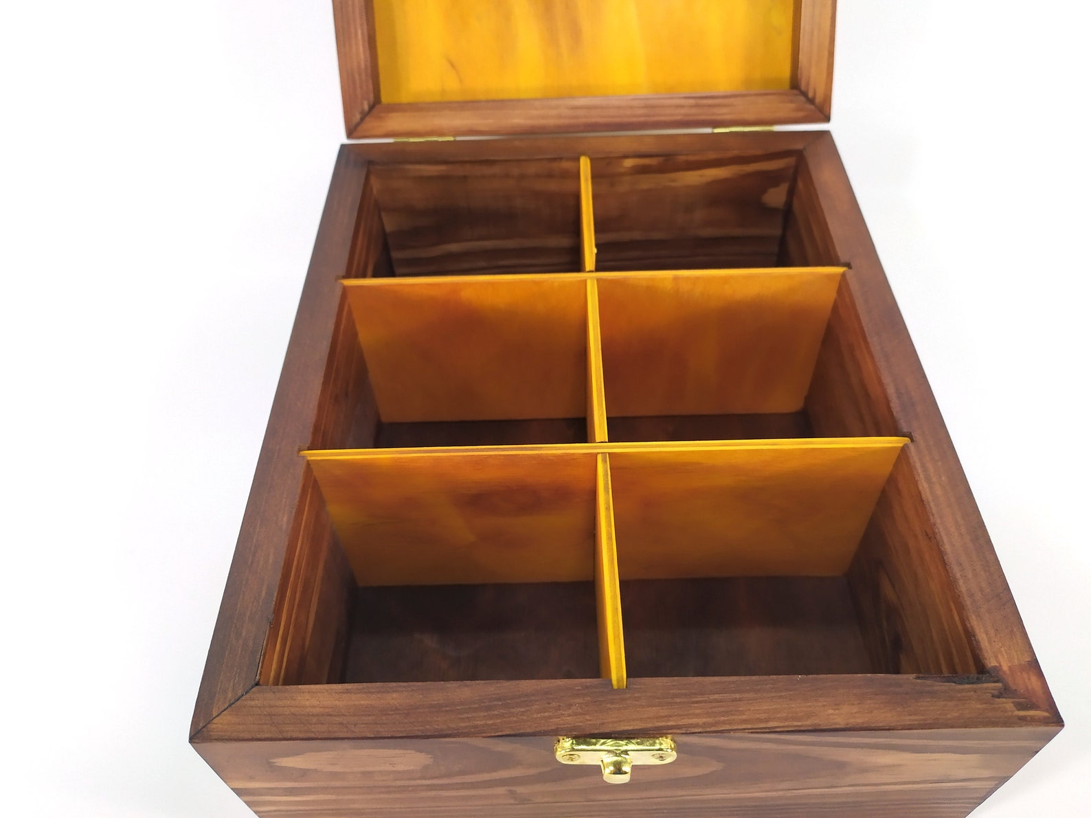 Personalized Wooden Tea Box. Engraved Tea Chest Can Be a Nice - Etsy