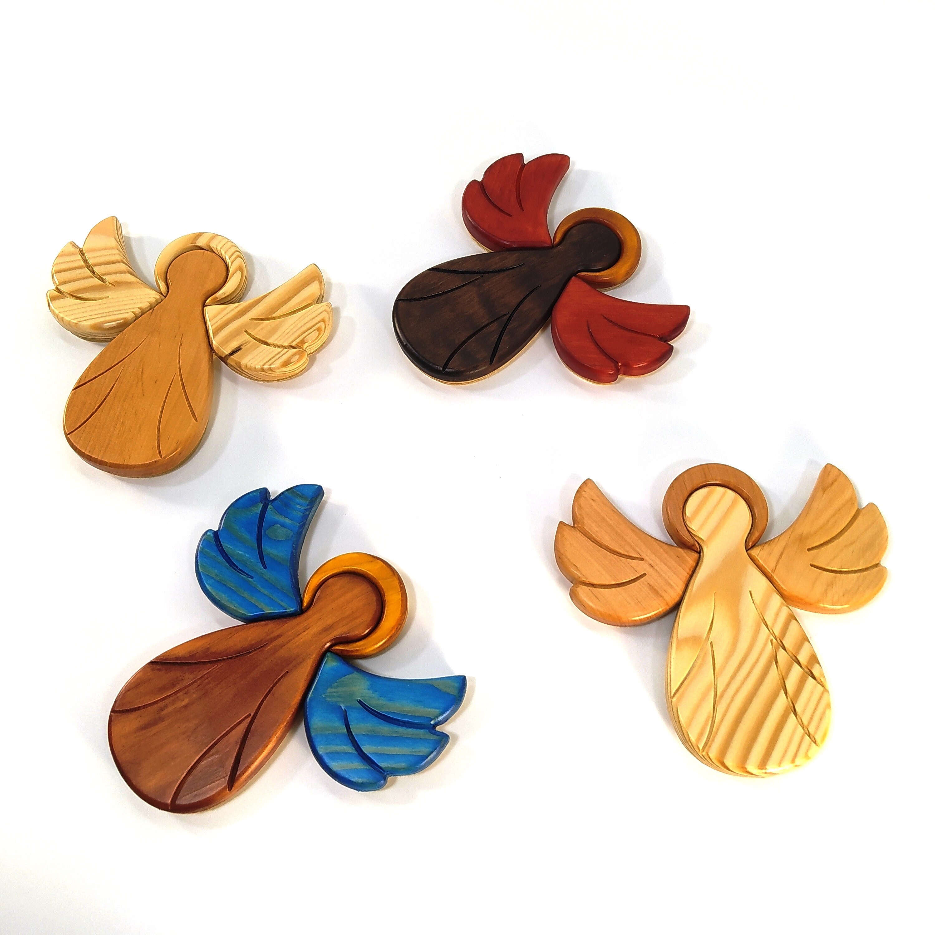 Wood Angel Can Be a Nice Christmas Gift. Intarsia, Home Decor ...