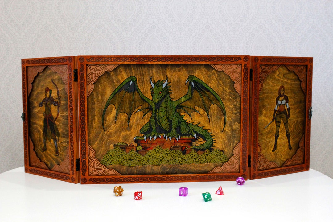 Table Top Gaming Screen, Personalized Dnd Screen, Dungeon Master Screen ...