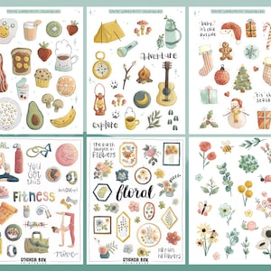 Assorted Goodnotes Stickers | Digital Stickers | Printable Sticker ...