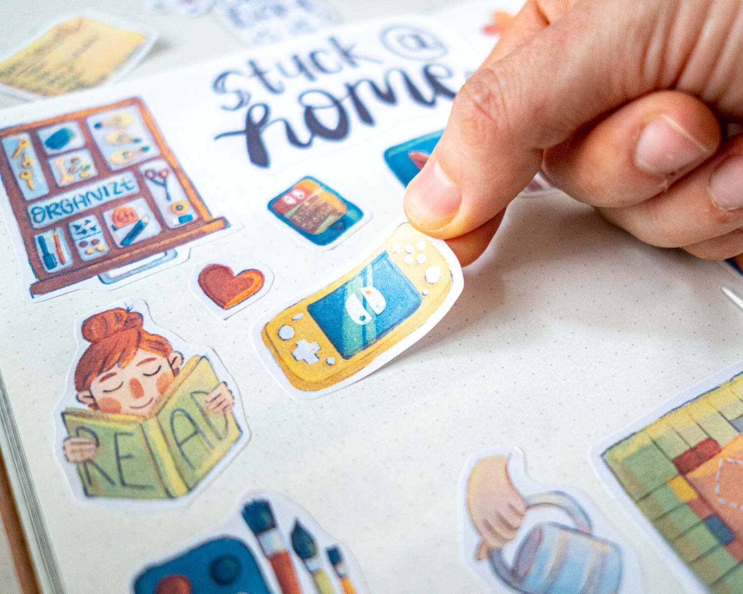 Stuck at Home Printable Stickers PNG Stickers Clipart - Etsy Hong Kong