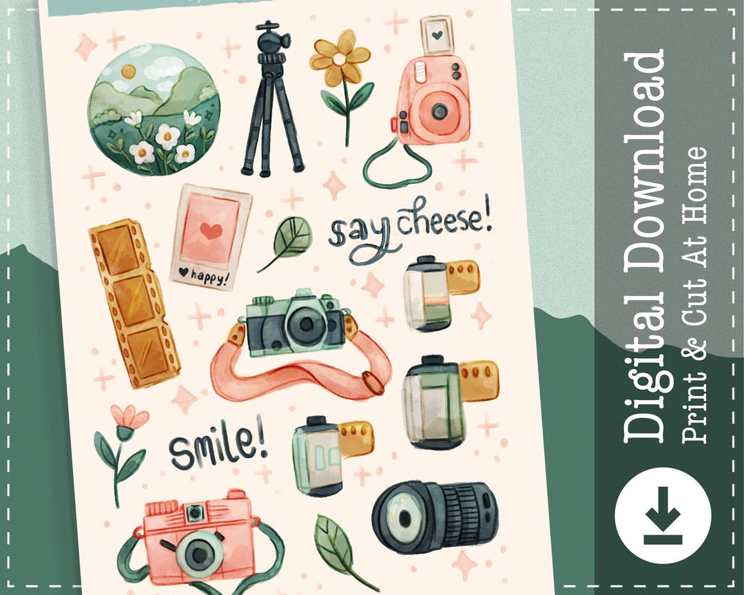 Photography Goodnotes Stickers | Photographer | Aesthetic Digital ...