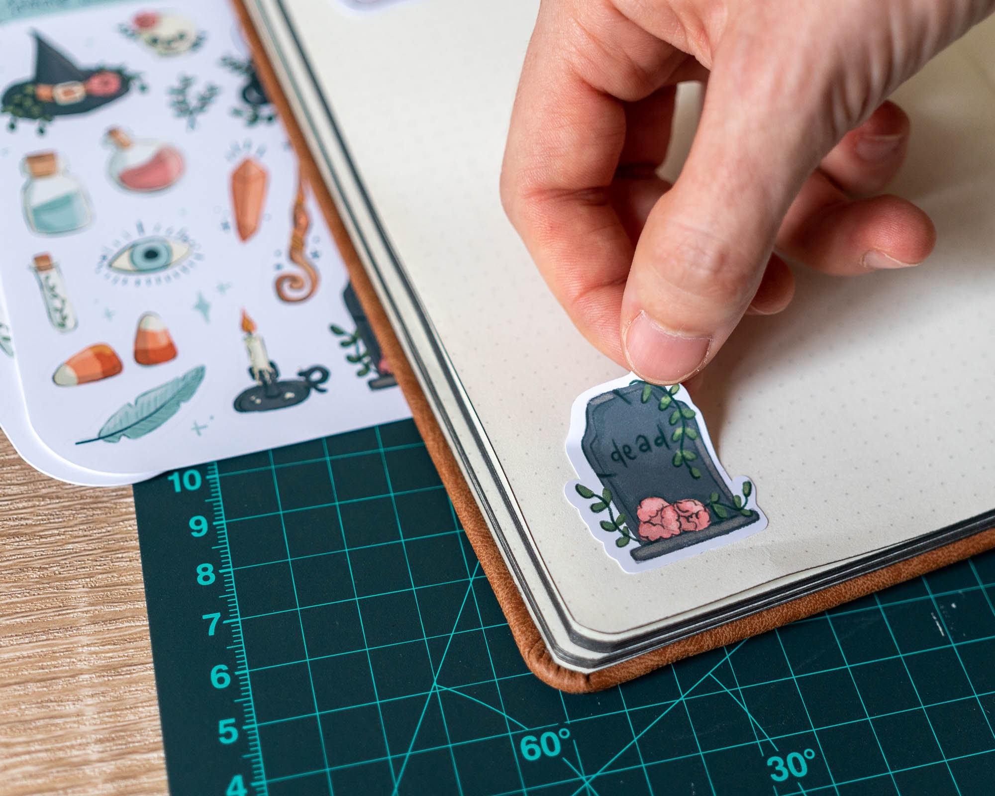 Witchy Printable Stickers Witch Digital Stickers Goodnotes | Etsy