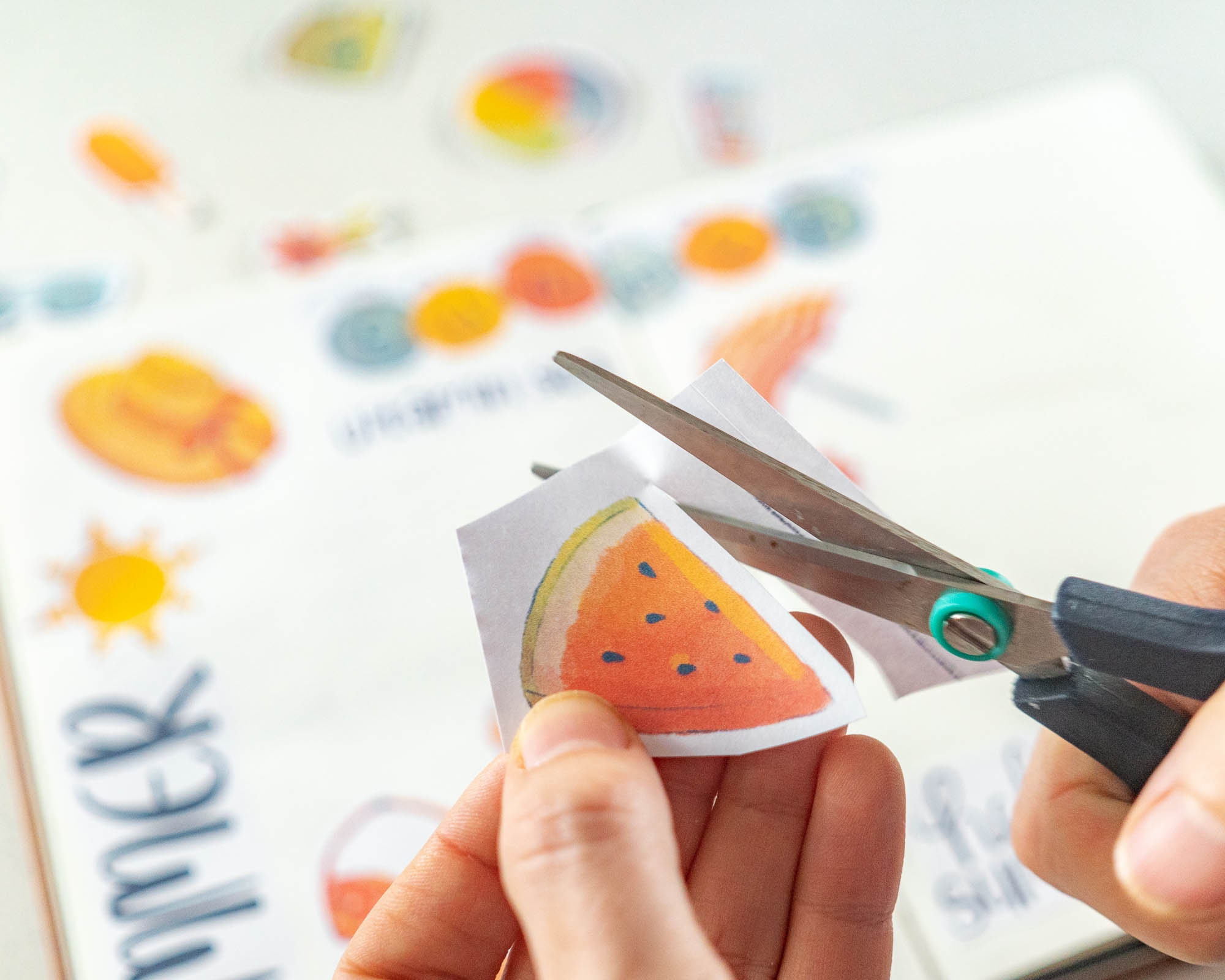 Summer Printable Stickers | Beach Digital Stickers Goodnotes | Cricut ...