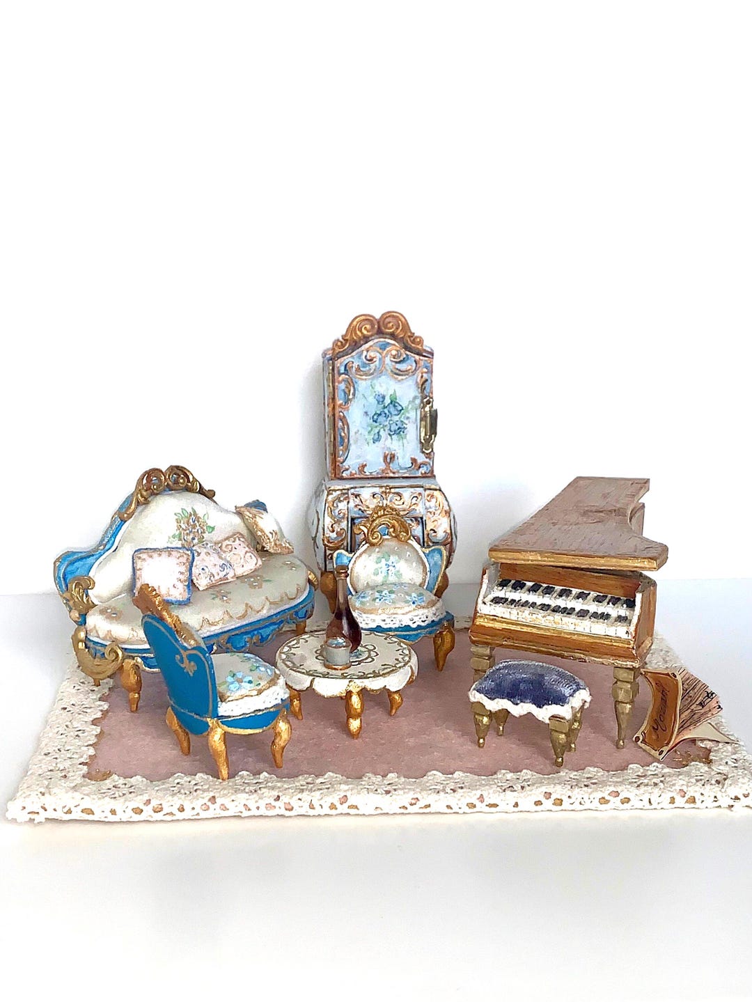 Exclusive Handcrafted Rococo Music Salon Model - 1:24 Scale - Etsy