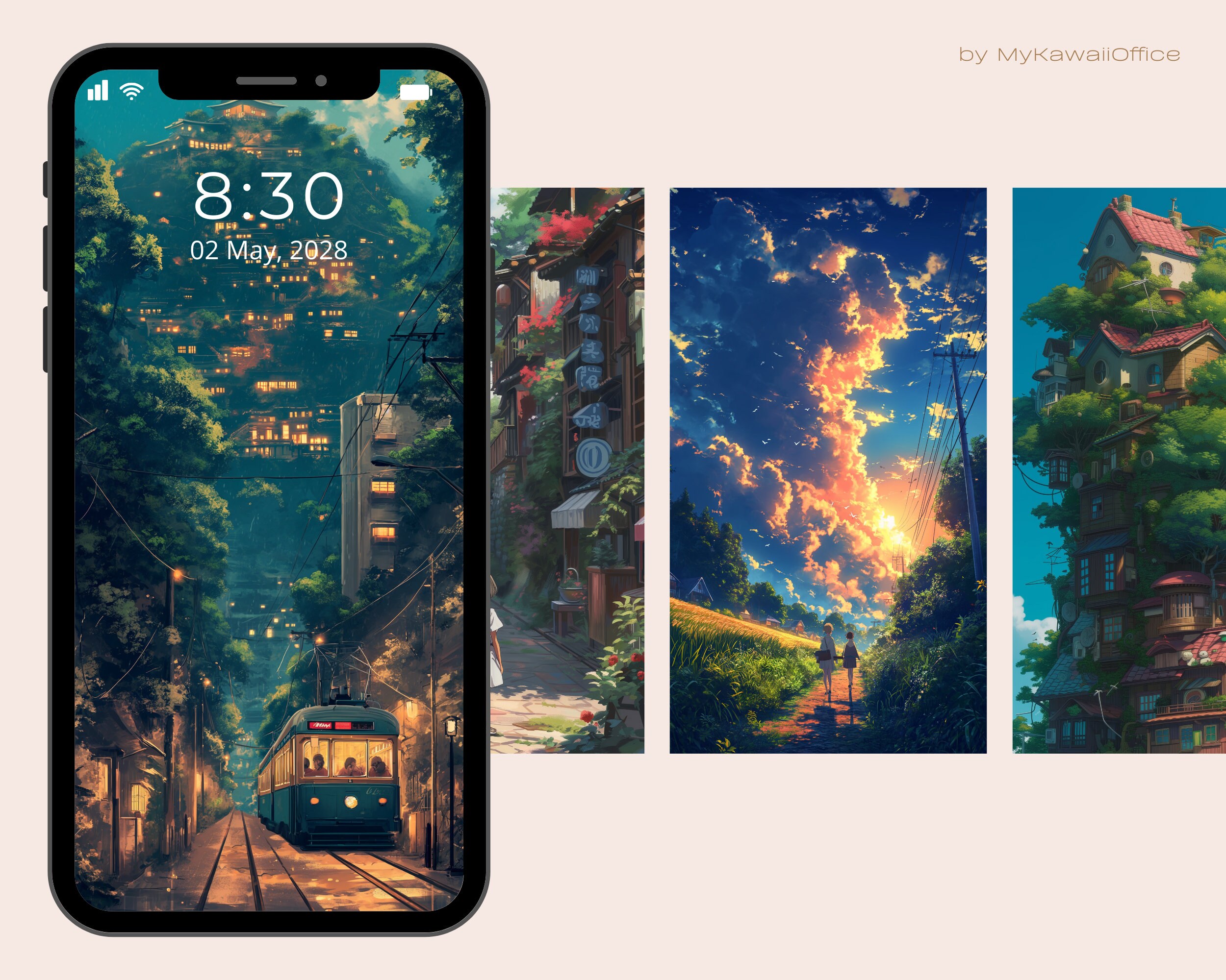 36 Studio Ghibli Wallpaper Anime Wallpaper Blue Sky Desktop Wallpaper ...