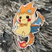 Pikachu Charizard Vinyl Sticker :) - Etsy