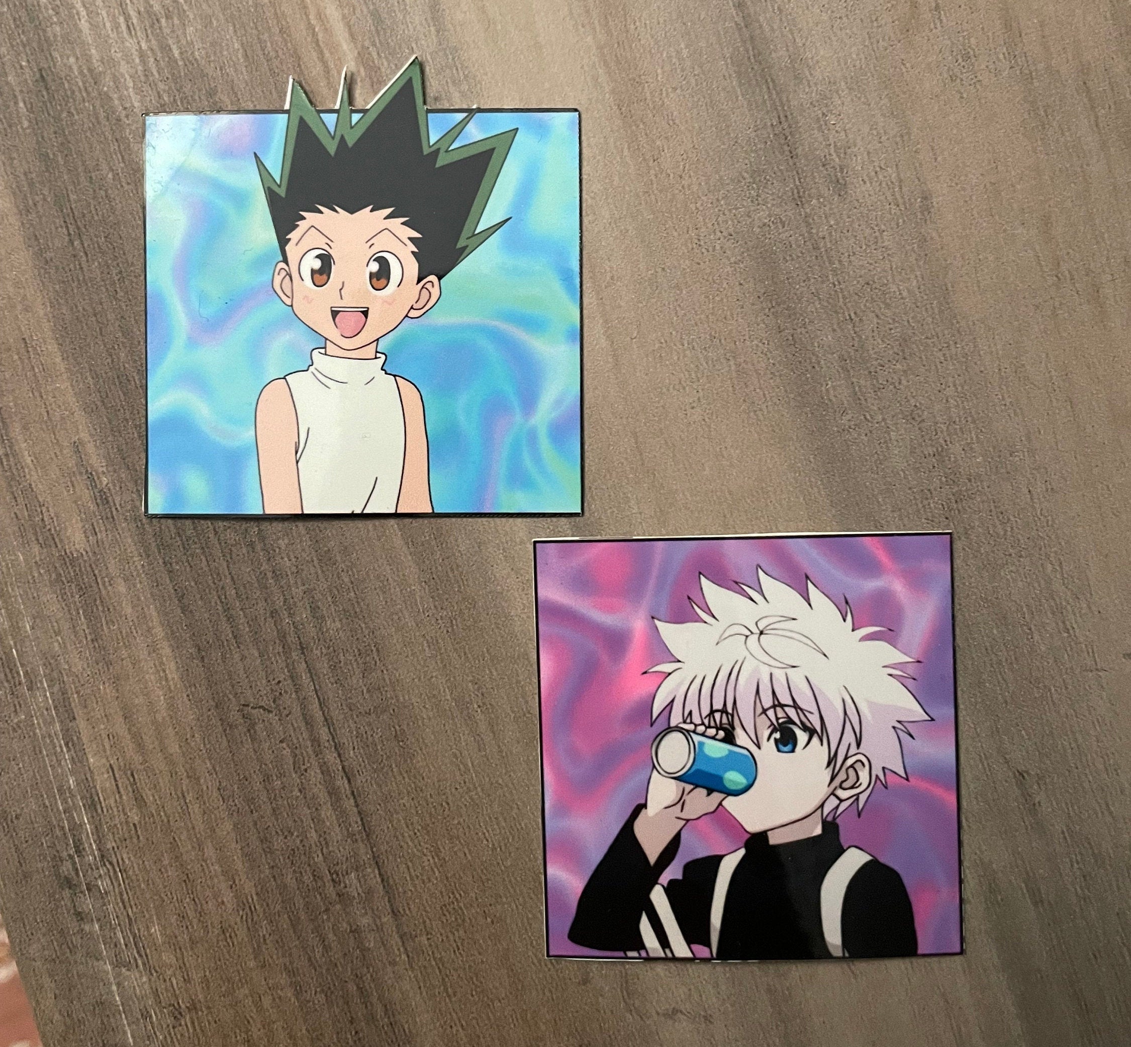 Hunter X Hunter Gon And Killua Vinyl Stickers Etsy