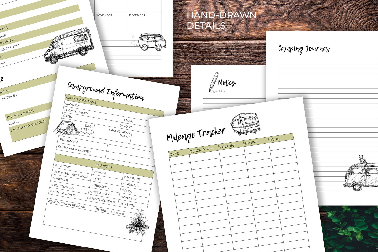 The Ultimate Van Life Planner, 30+ Pages | Printable Instant Download ...