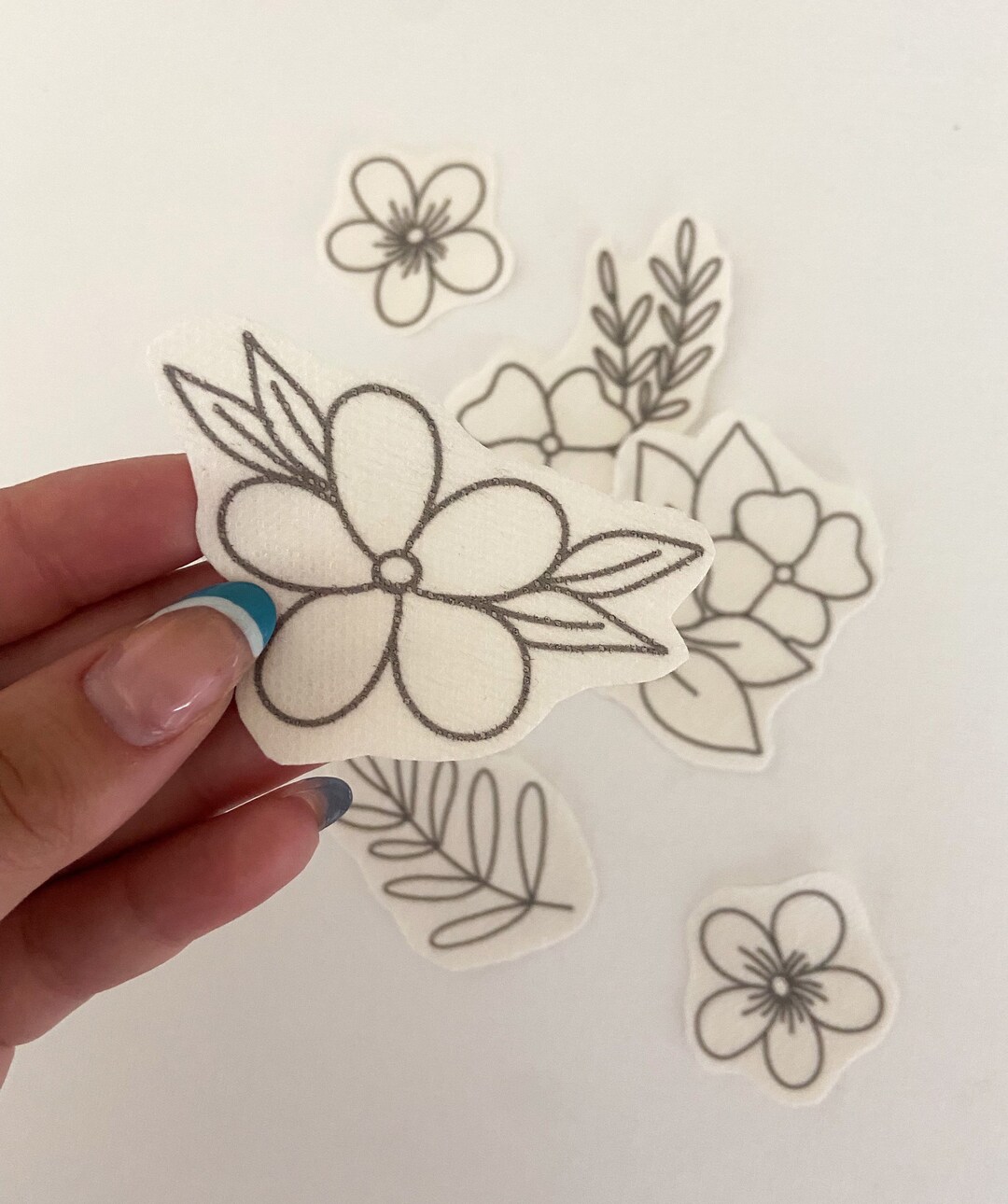 Stick & Stitch Floral Design - Etsy