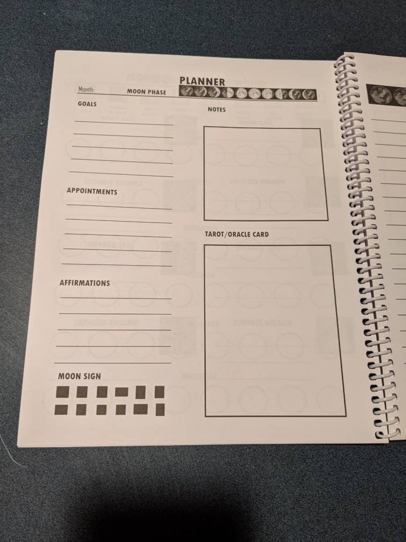 Magical Moon Planner - Etsy