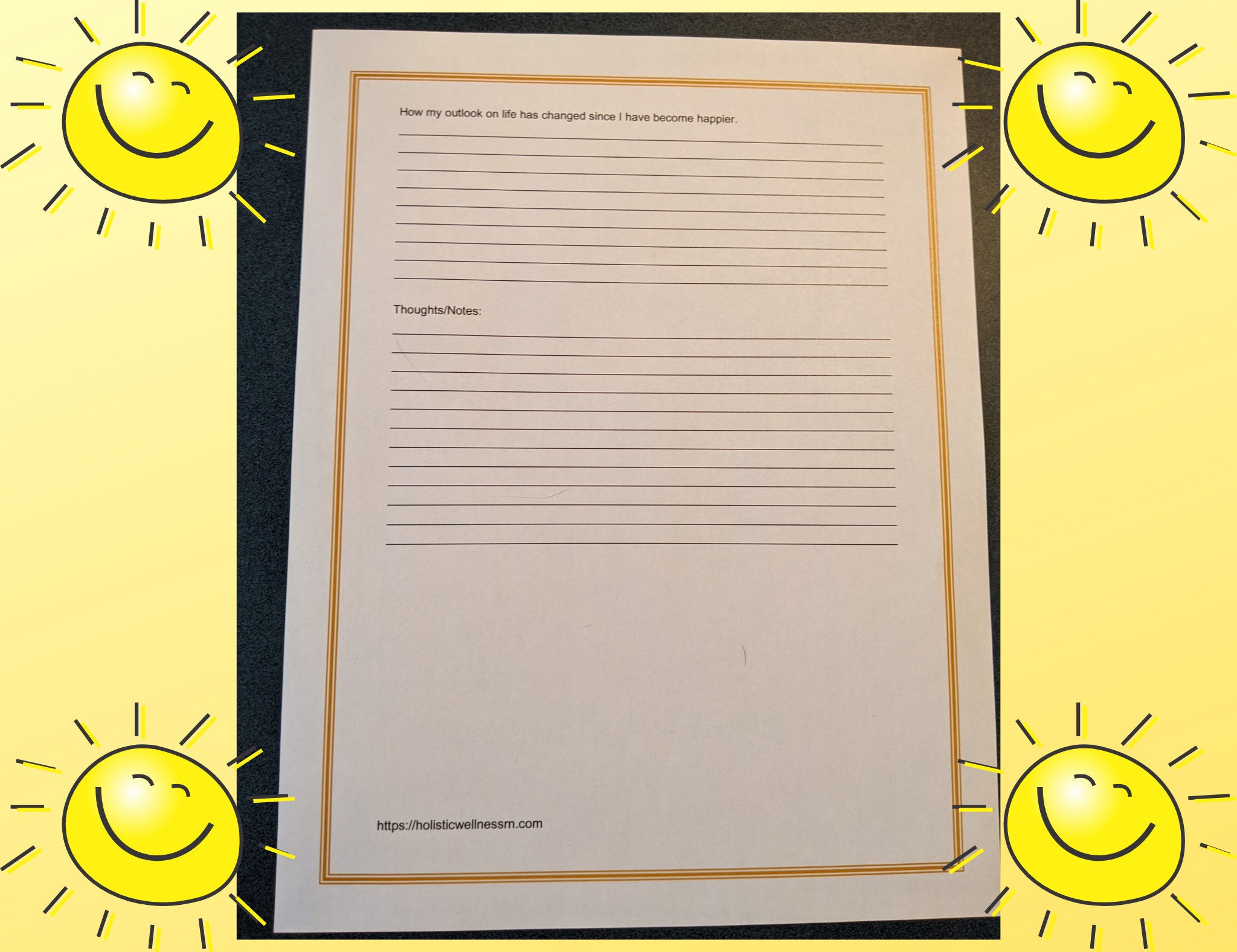 Happiness Printable Worksheets - Etsy