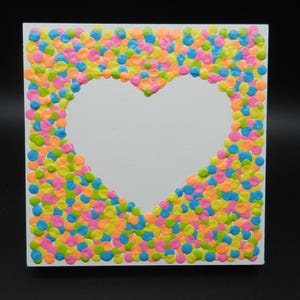 Colorful Heart Art - Valentine's Day Gift - Mother's Day Gift ...