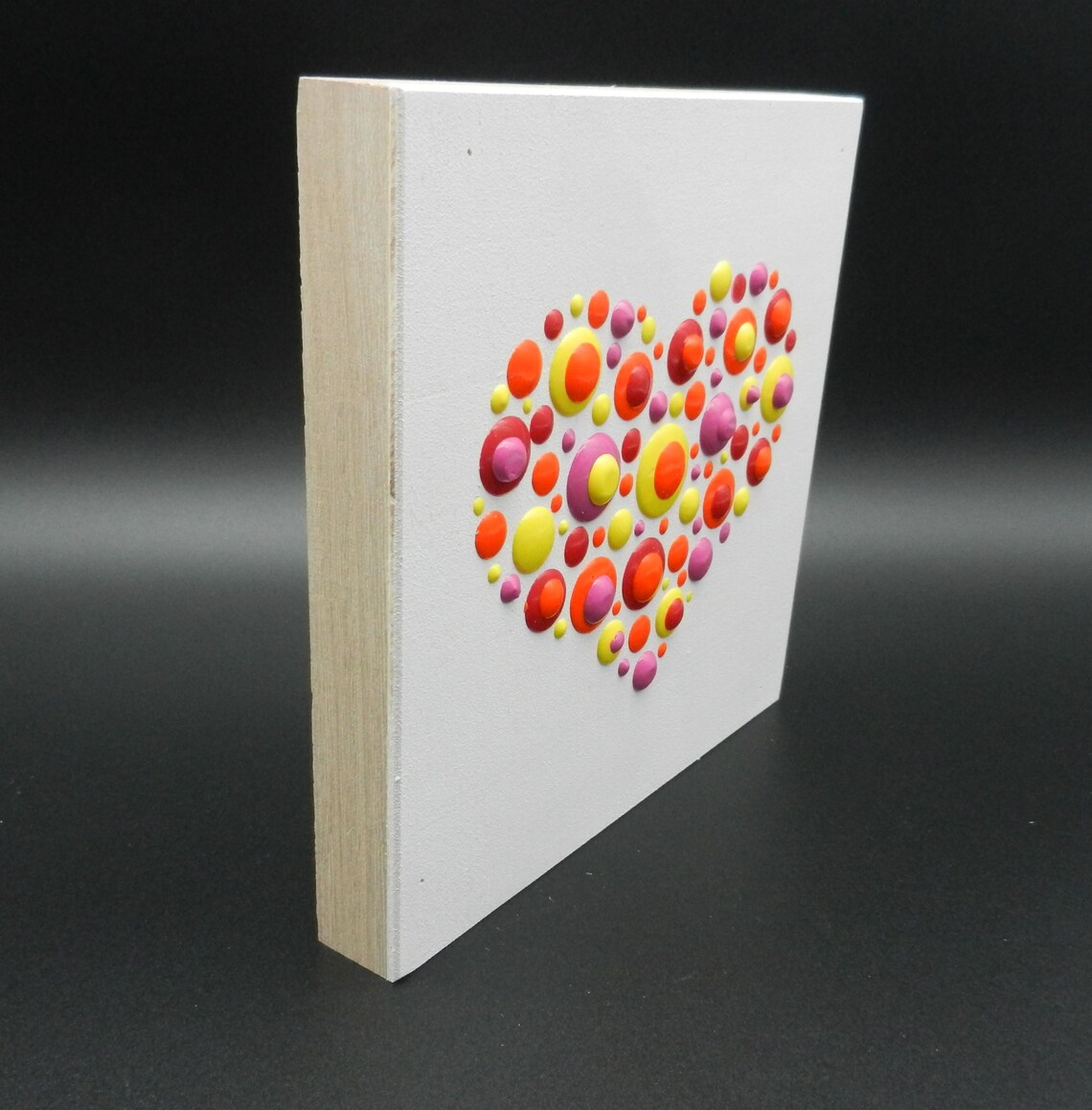 Colorful Heart Art - Valentine's Day Gift - Mother's Day Gift ...
