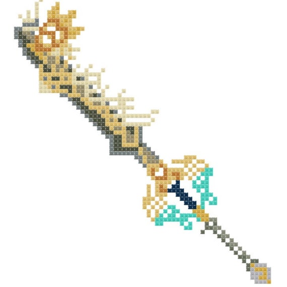 8 Bit Kingdom Hearts Keyblade