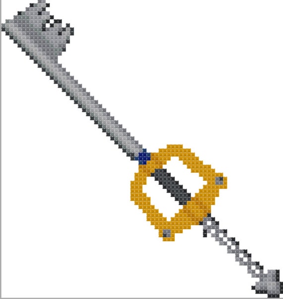 8 Bit Kingdom Hearts Keyblade