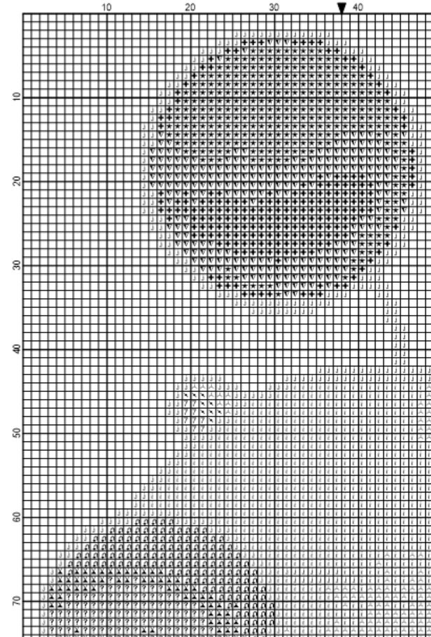 Kingdom Hearts Moogle PDF Cross Stitch Pattern, Kingdom Hearts, Final ...