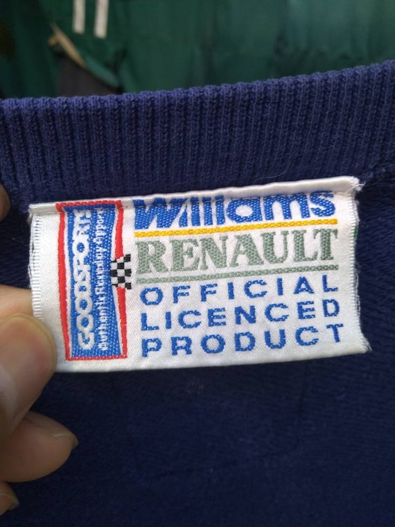 Vintage rothmans racing Williams Renault sweatshirts … - Gem