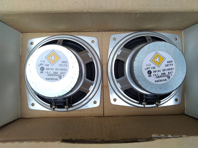 Vintage Nokia Germany BMW Mercedes Benz NOS Speaker Vintage Retro Car Not Alpine Nakamichi ...