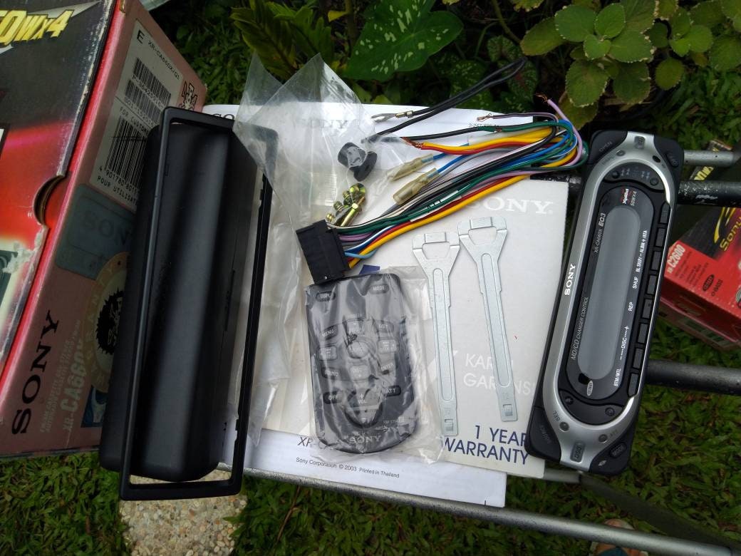 Vintage Car Head Unit Sony Xplod Not Nakamichi Blaupunkt Kenwood ...