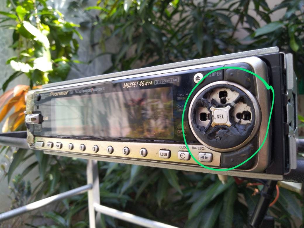 Old School Car Audio Pioneer Tape Cassette Head Unit Not Alpine Clarion ...