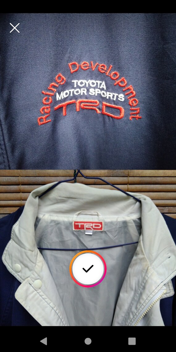 vintage trd blue jacket not Toyota ralliart gazzo rac… - Gem