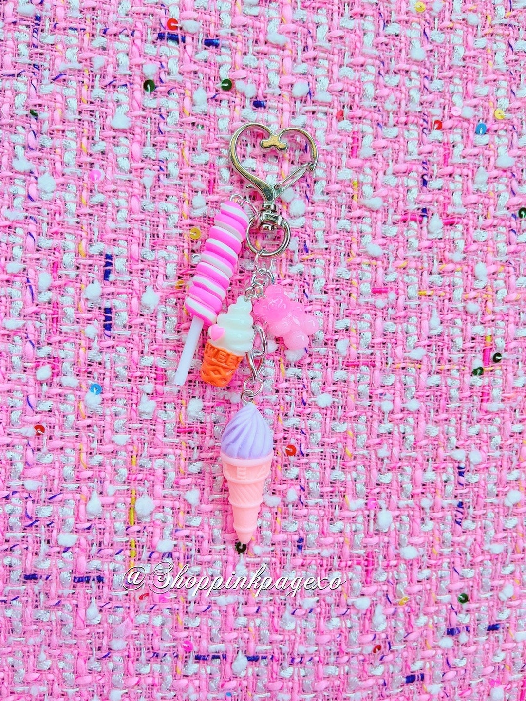 Ice Cream Sweets Keychain, Lollipops Keychain, Keychain. - Etsy