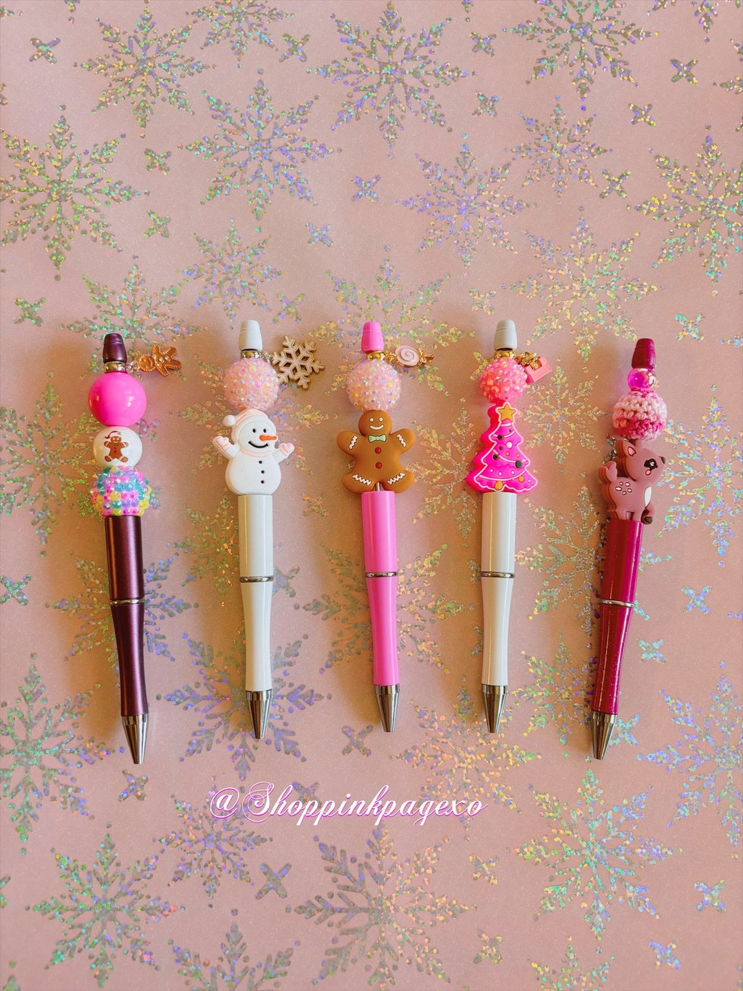 Christmas Pens - Etsy