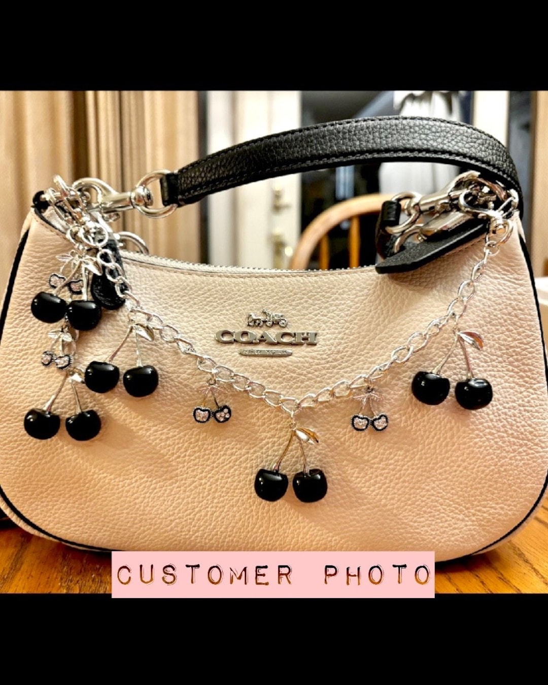 Black Cherries Purse Chain. - Etsy