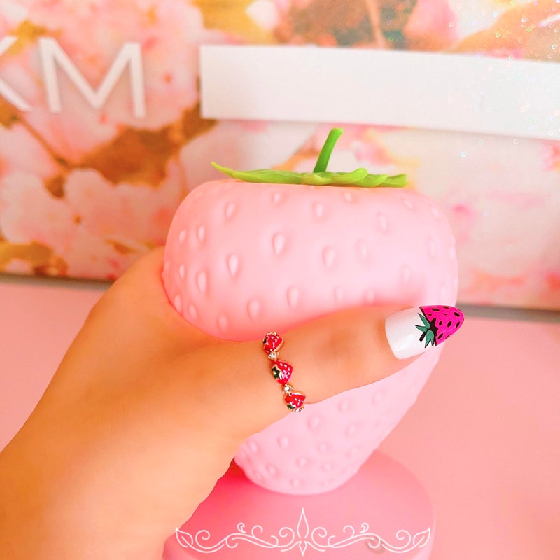 Strawberry Ring - Etsy