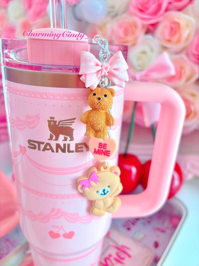 Teddy Bears Be Mine Cup Charm. - Etsy