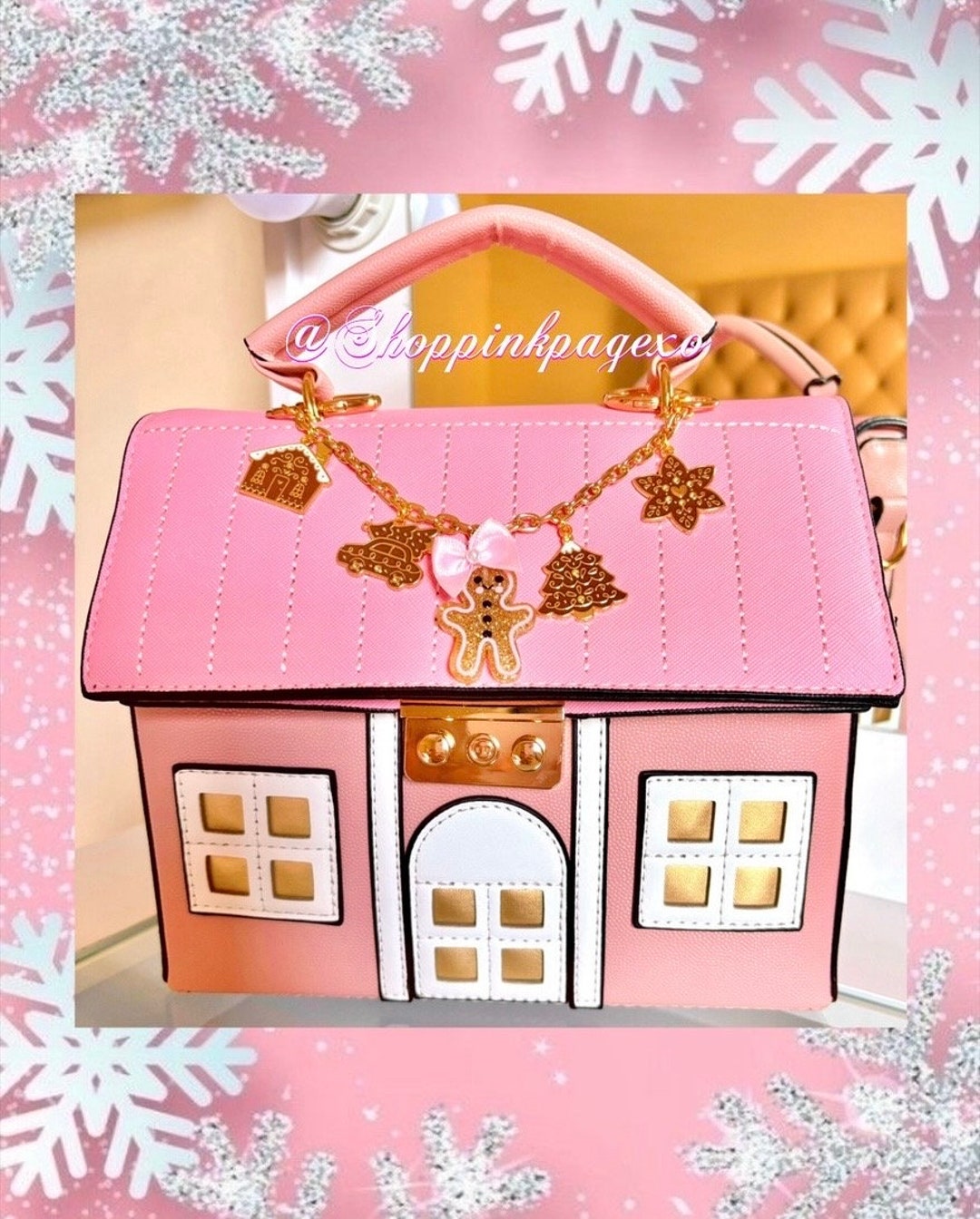 Gingerbread Lovers Purse Charm - Etsy