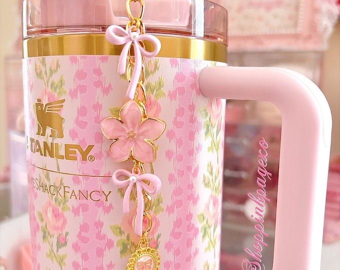 Coquette Light Pink Cup Charms - Etsy