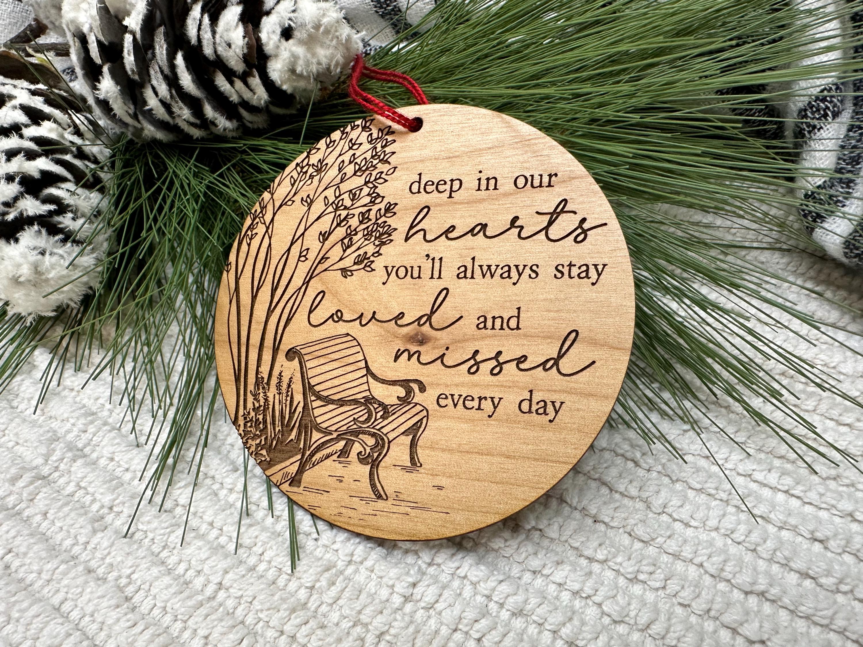 Memorial Christmas Ornament, Memorial Ornament, Remembrance Ornament ...