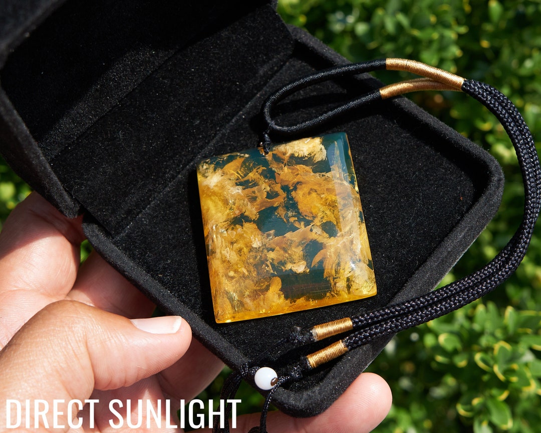 Blue Amber, Dominican Blue Amber Pendant, Rare Blue Amber Pendant ...